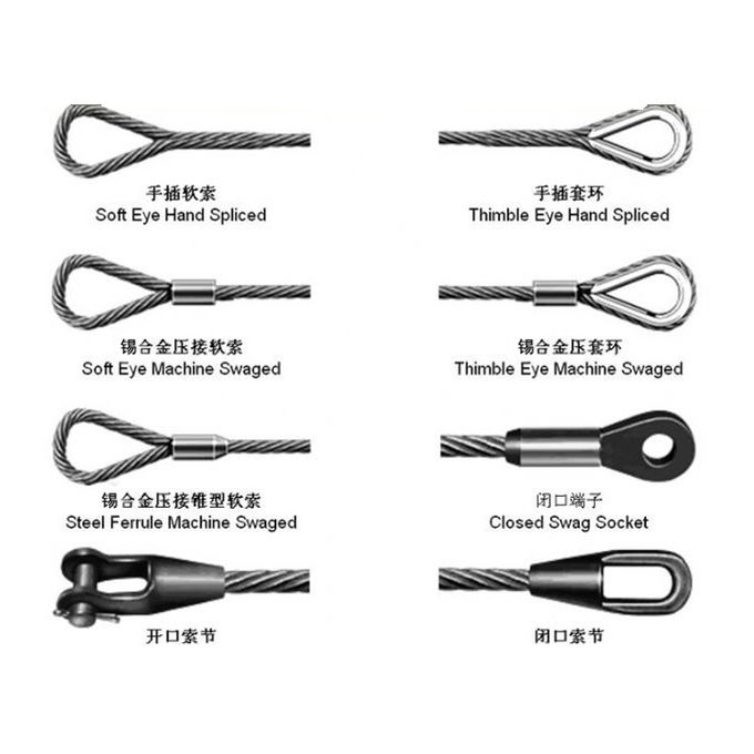 3 - Leg Wire Rope Bridle Sling Stable 52000 Lbs WLL For Overhead Lifting