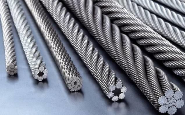 Marine Grade Stainless Steel Wire Rope IWRC Long Durability For Luffing ...
