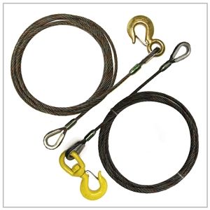 Flexible Winch Line Extension , Rope Winch Cable AISI Standard 0.3-11mm ...
