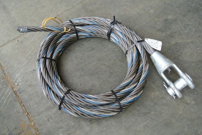 Galvanized Surface Wire Rope Sling With Poured Alloy Steel Open Spelter ...