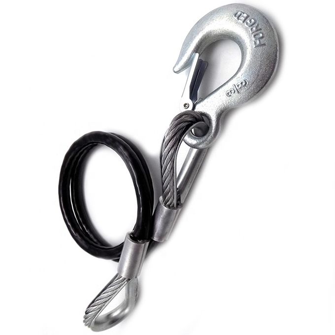 Durable Steel Wire Rope Sling Safety Pressed Wire Cable Tow Crane Car ...