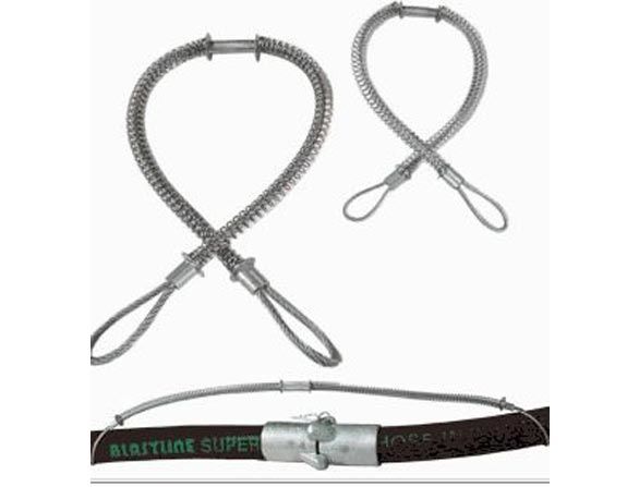Hose To Hose 125 PSI Wire Rope Sling , Steel Wire Sling High Tension