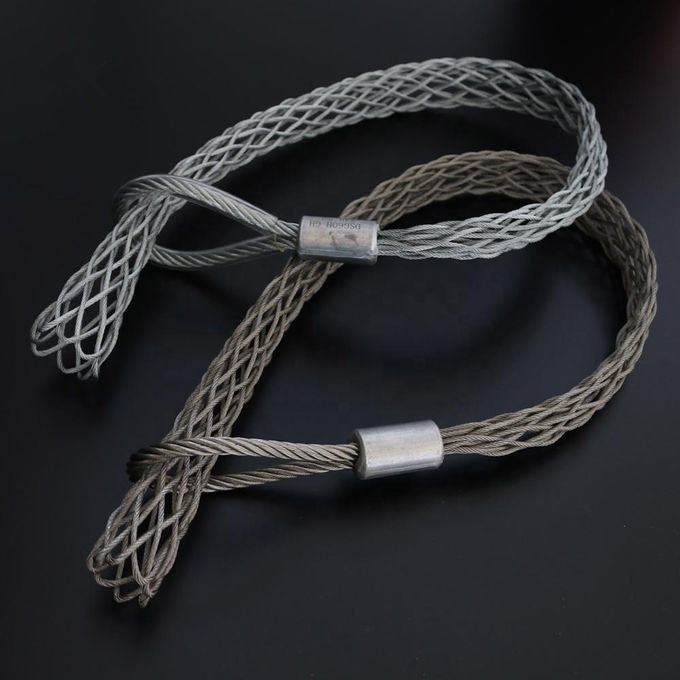 Standard Duty Steel Wire Rope Head Pulling Cable Grip For Cable Pulling ...