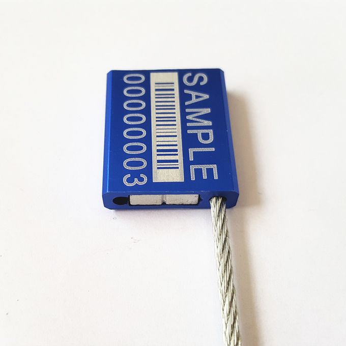 Colorful Galvanized Steel Wire Rope Container Security Cable Seal Lock