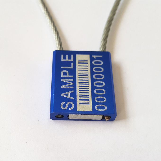 Colorful Galvanized Steel Wire Rope Container Security Cable Seal Lock