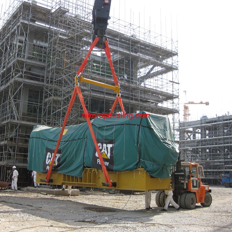 Latest company case about Lifting of 82T Generator Set by West China Co ...